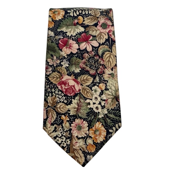 Beans McGee | Accessories | Beans Mcgee Multicolor Floral Print Cotton ...